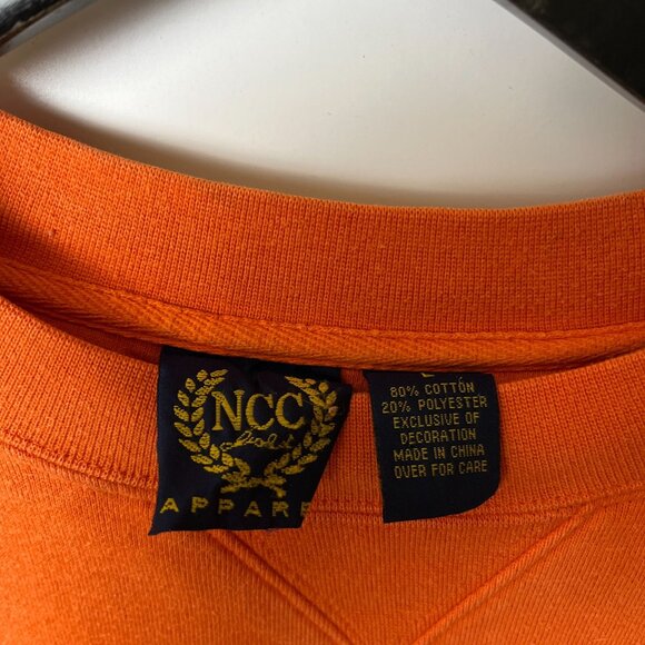 NCC Apparel | Sweaters | Vintage 9s Virginia Cavaliers Orange Crewneck ...